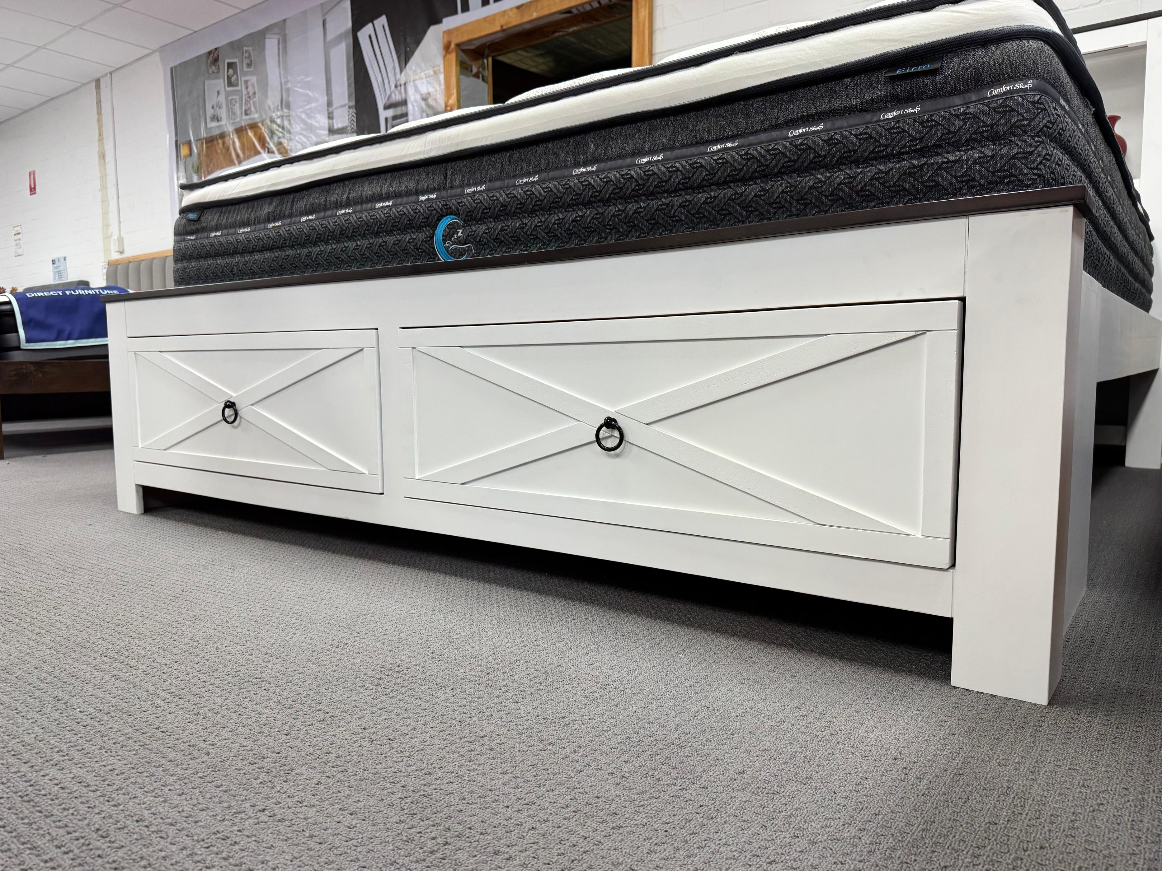 Hamilton Queen Bed with Front Drawer - Direct Furniture Warehouse