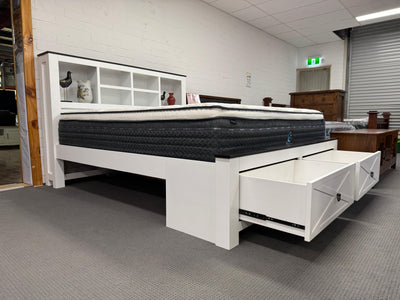 Hamilton Queen Bed with Front Drawer - Direct Furniture Warehouse